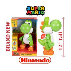 Nintendo | Toys | New Nintendo Super Mario Lets Go Yoshi 2 Tall ...